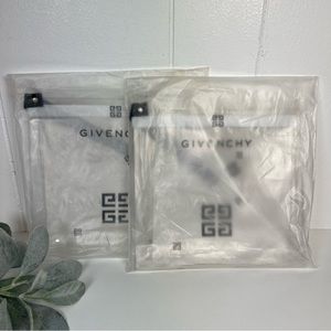 Givenchy | Bags | Givenchy Transparent Travel Zip Pouch Security Bag ...